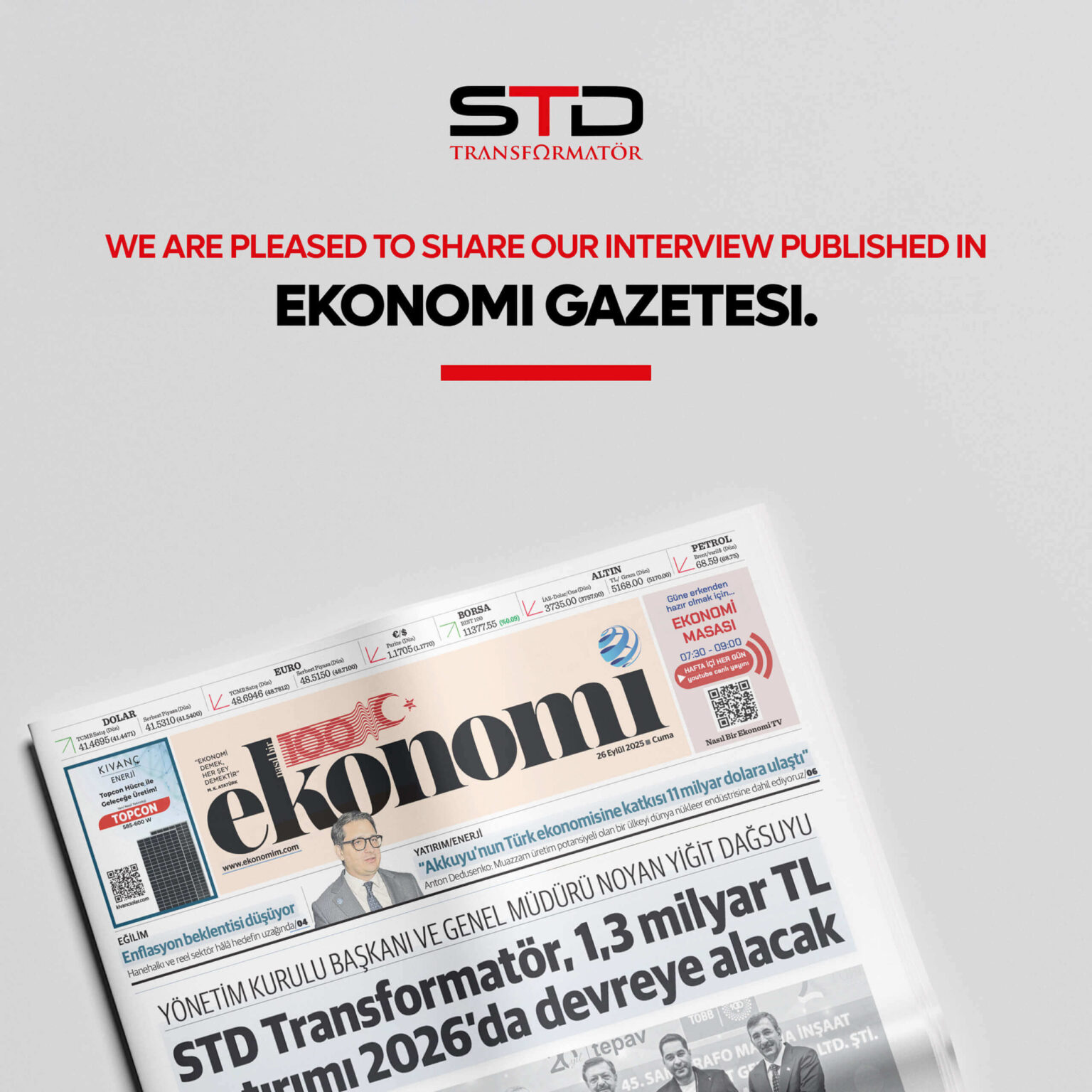 Transformer Turkey | Oil Transformer | STD Transformer Turkey